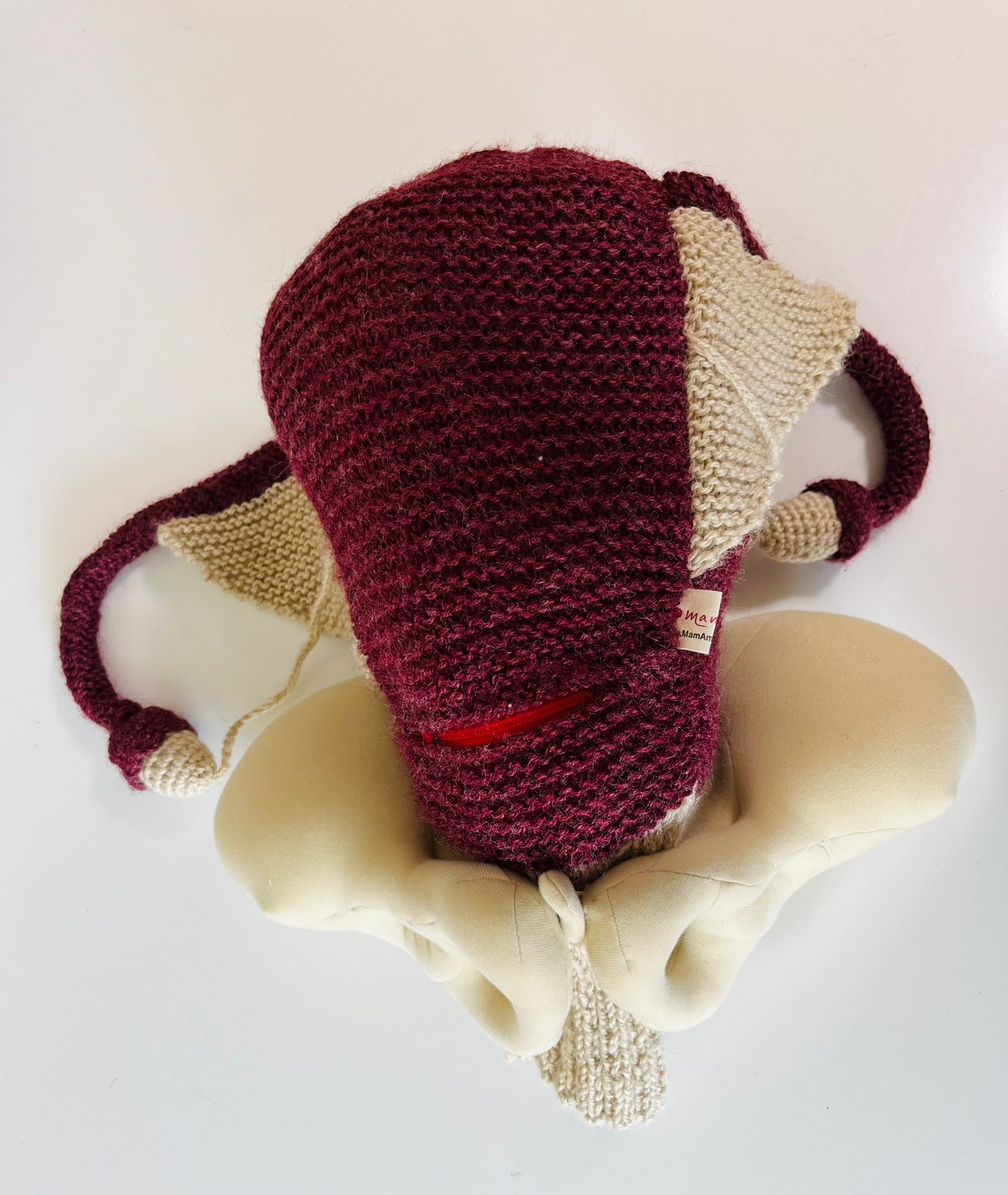 MamAmor Dolls Knitted Uterus Model